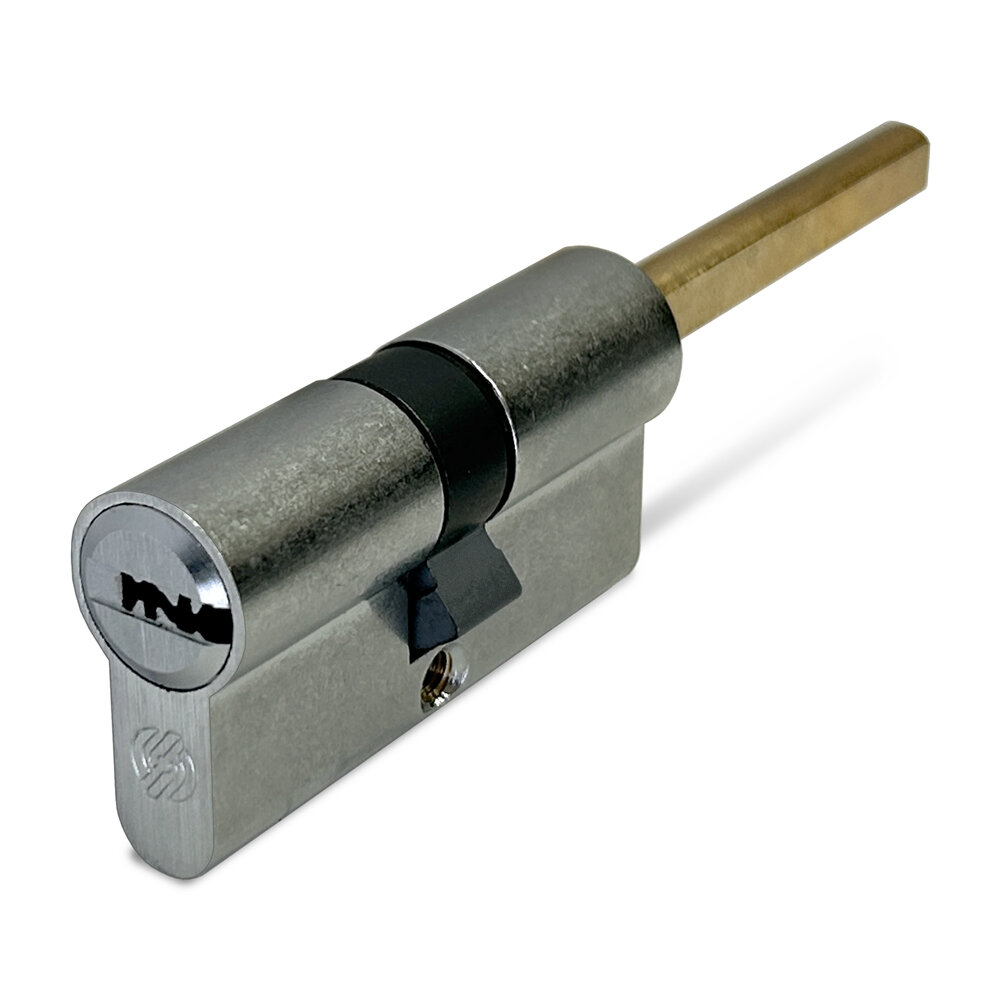 Цилиндр SECUREMME EVOK1 ключ/шток 75(45+30Ш)мм, никель