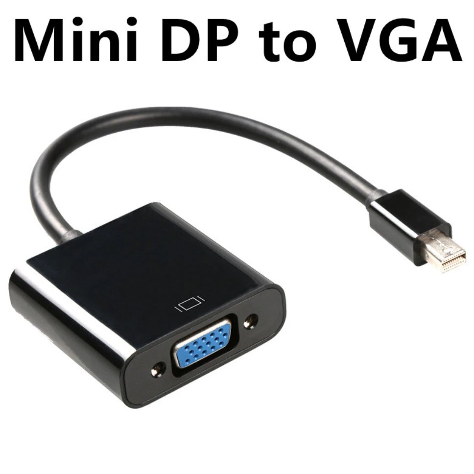Mini DP to VGA адаптер, темно-синий