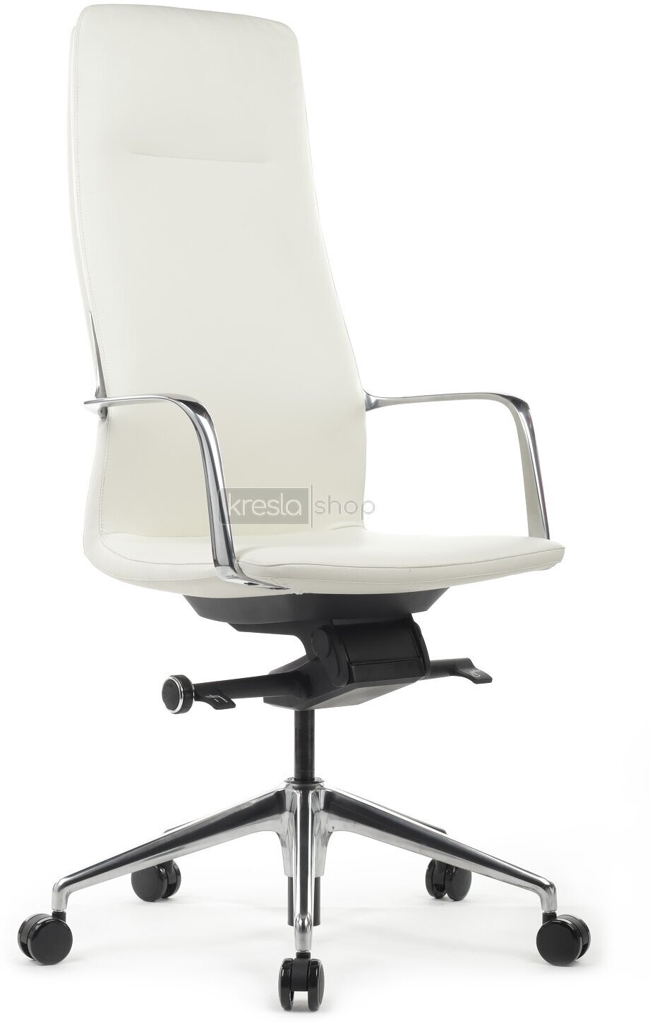 Кресло для руководителя Riva Design Plaza FK004-A13 белая кожа