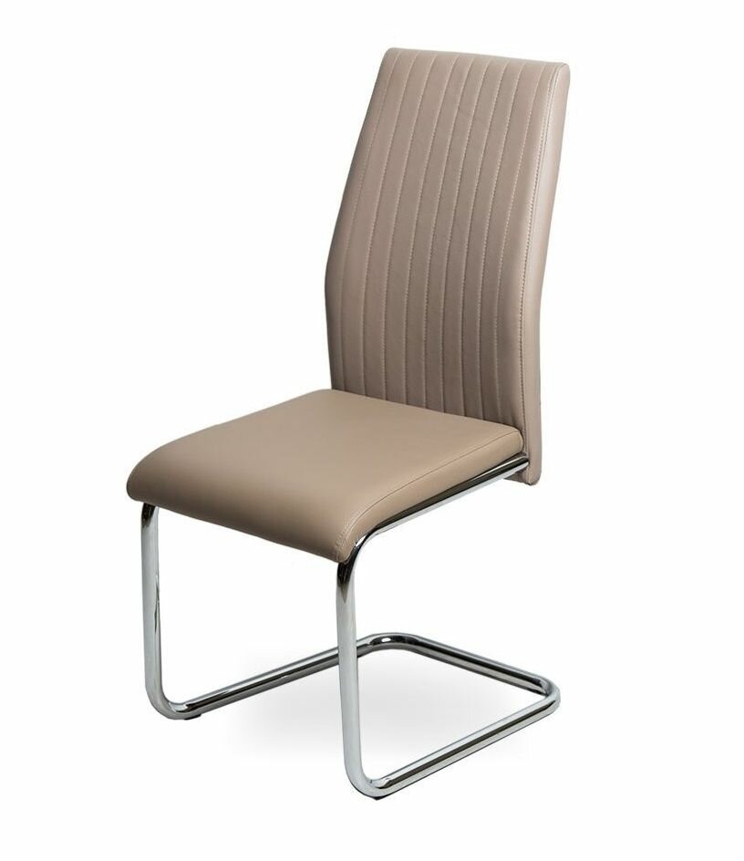 Стул B-trade Форс CAPPUCCINO (S3)/CHROME (искусственная кожа)