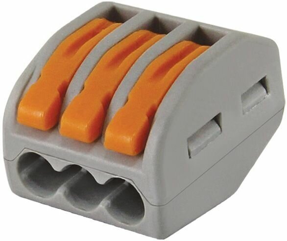 ТДМ Электрик 413 клемма 3х2,5мм быстрозажимная (5шт)