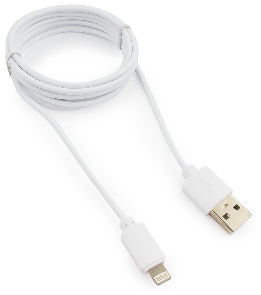 Кабель USB2.0 Гарнизон белый AM/Lightning медь 1.8м GCC-USB2-AP2-6-W