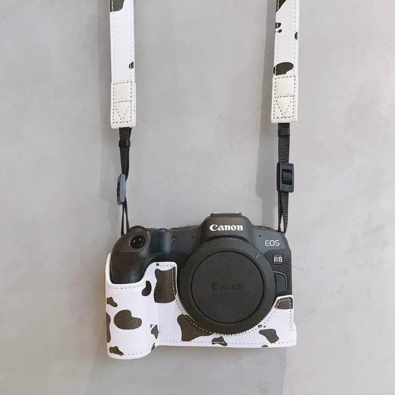 Чехол для Canon R8 Rp, черный, Cow
