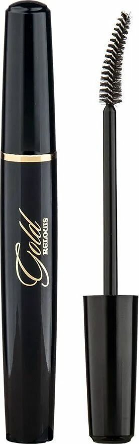 Relouis Тушь для ресниц с подкручивающим эффектом объемная Gold, черная, 10 мл