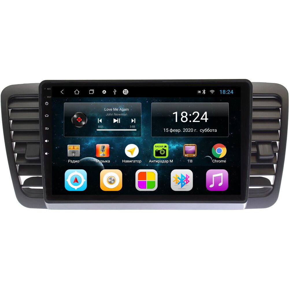 Магнитола CRS-300 Субару Легаси 4, Subaru Legacy IV, Outback III 2003-2009 - Android 13 - DSP