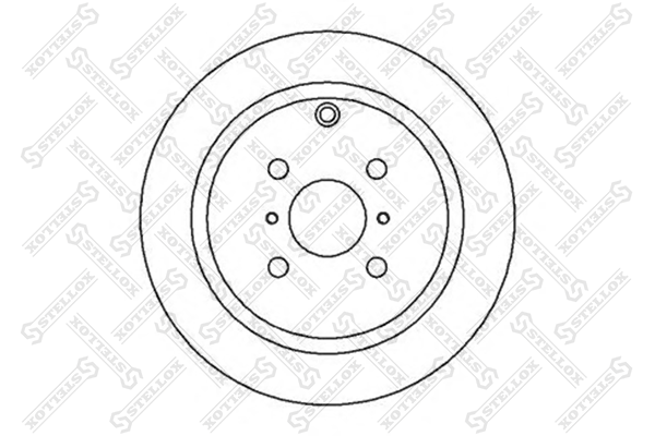 Диск торм. зад. Toyota Corolla Yaris all Stellox 60204581SX