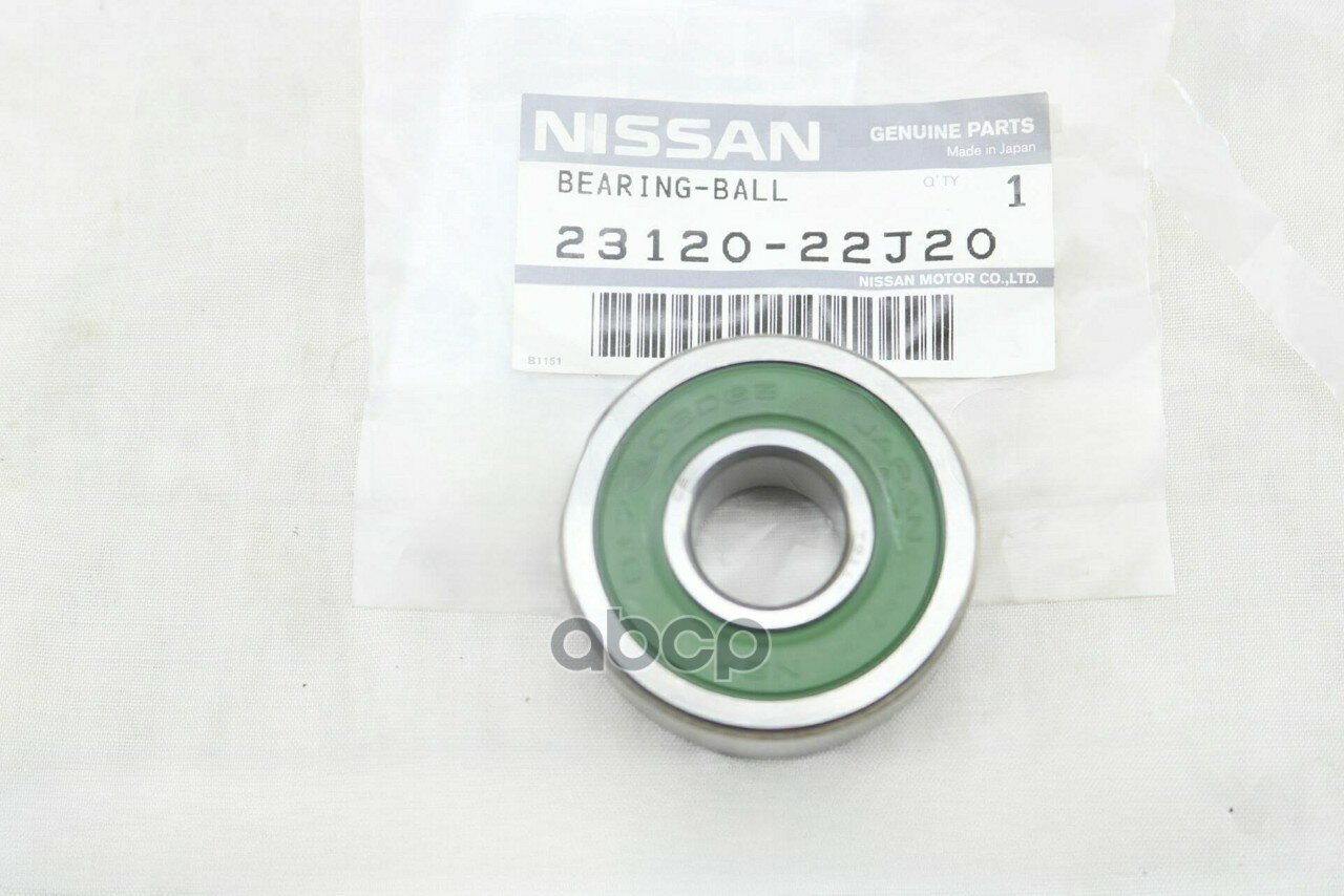 Подшипник генератора NISSAN арт. 23120-22J20
