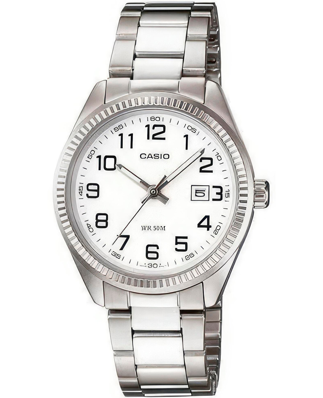Наручные часы CASIO Collection, белый/серебряный — фото 1