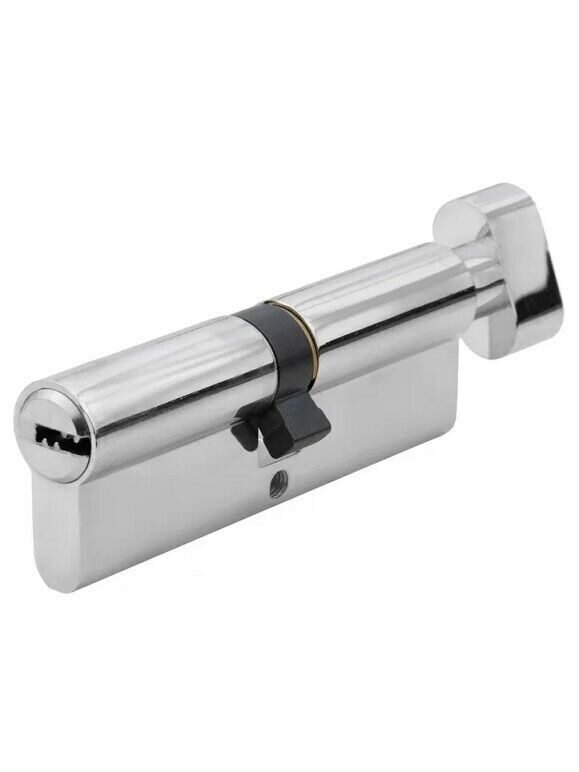 Цилиндр стальной GN 80 PC (ключ/завертка, хром) GUTFLAN