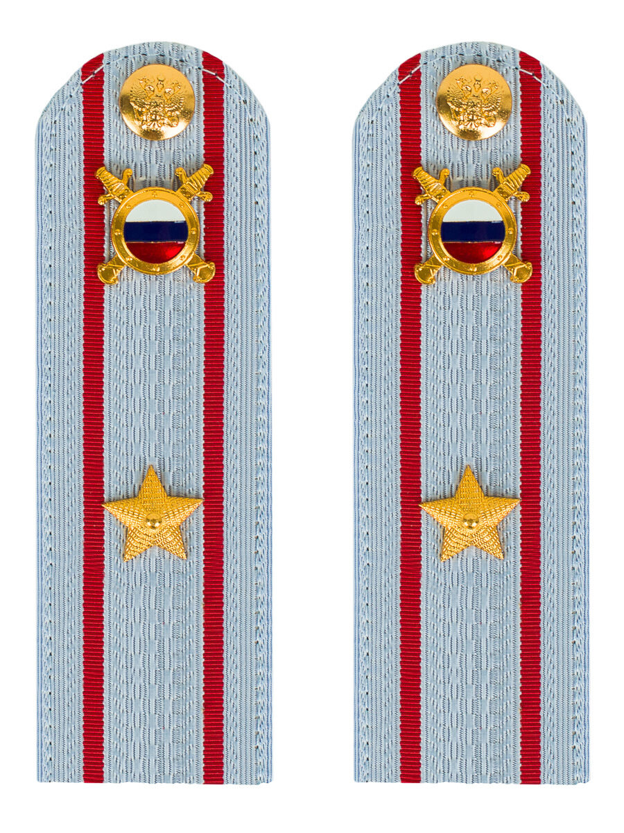 Погоны Мвд внутренняя служба на рубашку голубые картон звание Майор