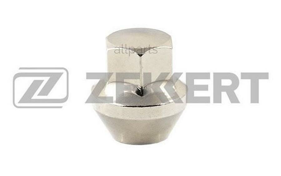 ZEKKERT BE-4073 Гайка колесная конус M12 x 1 5 L=30 ключ 19 Никель