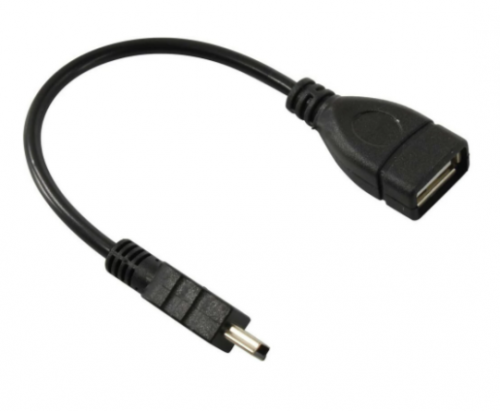 Кабель OTG USB 2.0 Exegate EX-OTG-USB2-AFminiBM5P-0.15 AF/miniBm 5P, 0,15м.