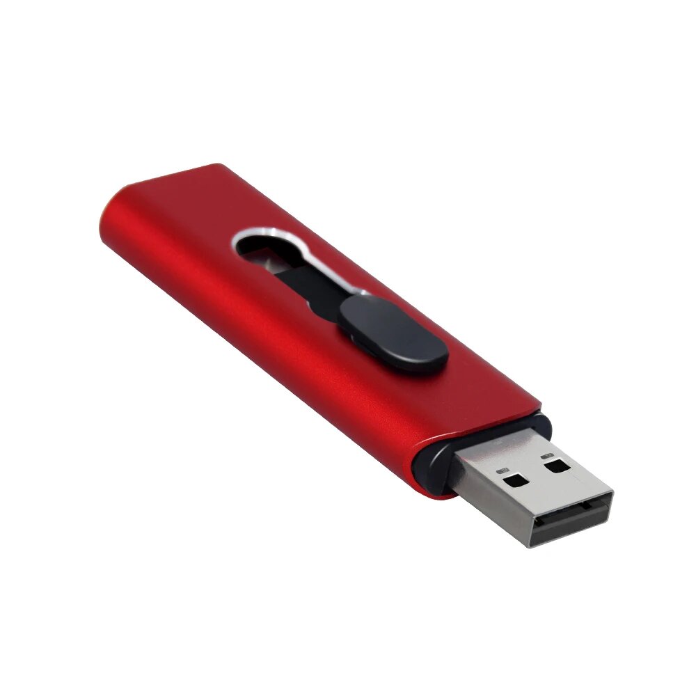USB флешка fivestarsbuy 2 в 1 Type-C и Micro 64 ГБ, Red USB 2.0