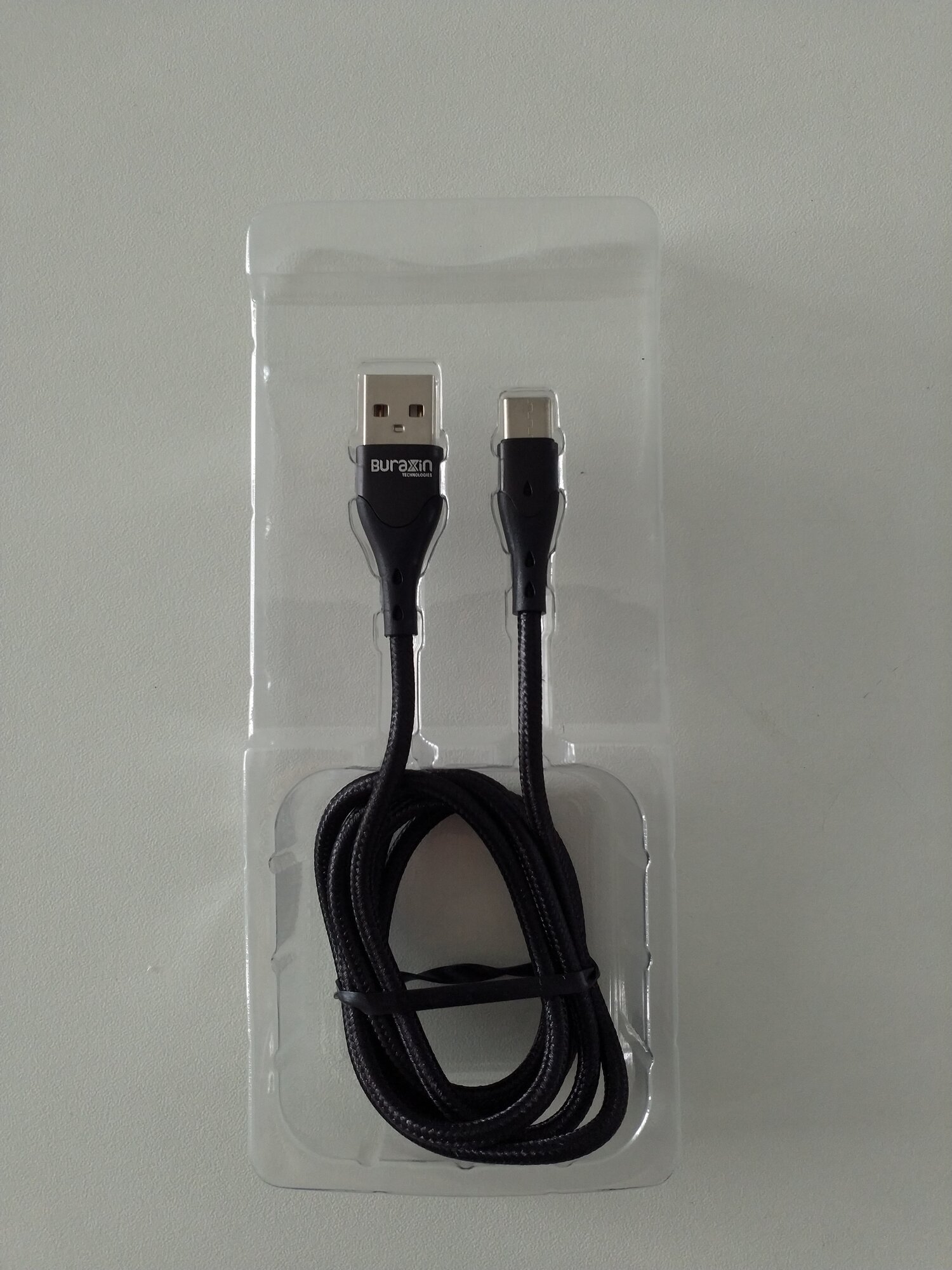 Дата-кабель Buraxin USB Type-A - Type-C, 1 м