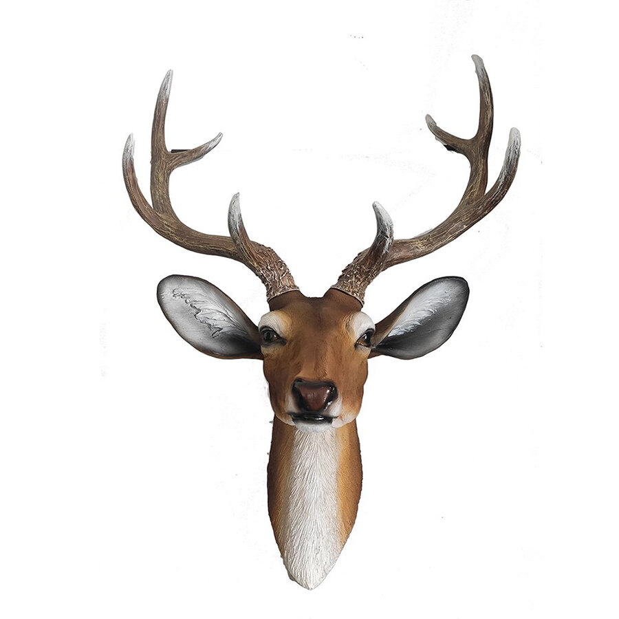 Фигура декоративная Голова оленя (акрил) 44х25х61см KSMR-718349/F860