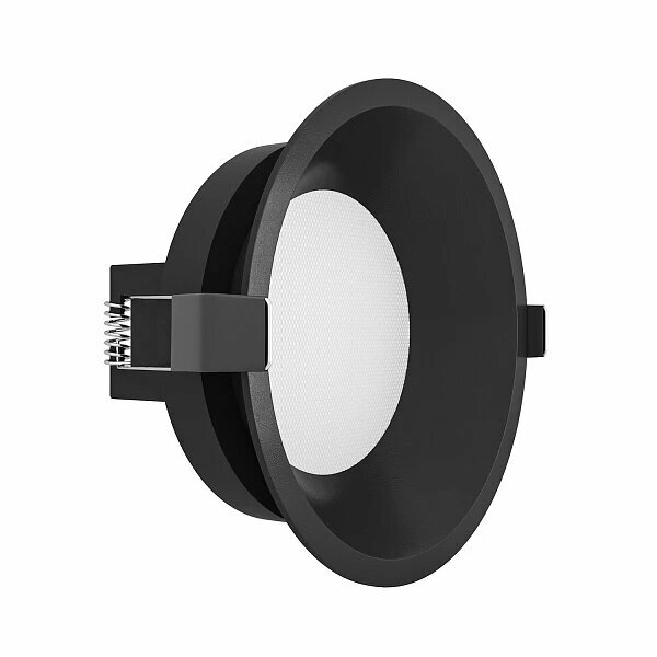 Встраиваемый потолочный светодиодный светильник Ledron UNIQUE MINI Black 6W