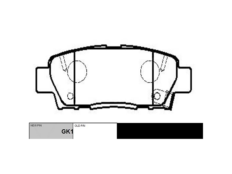 CTR GK1054 колодки