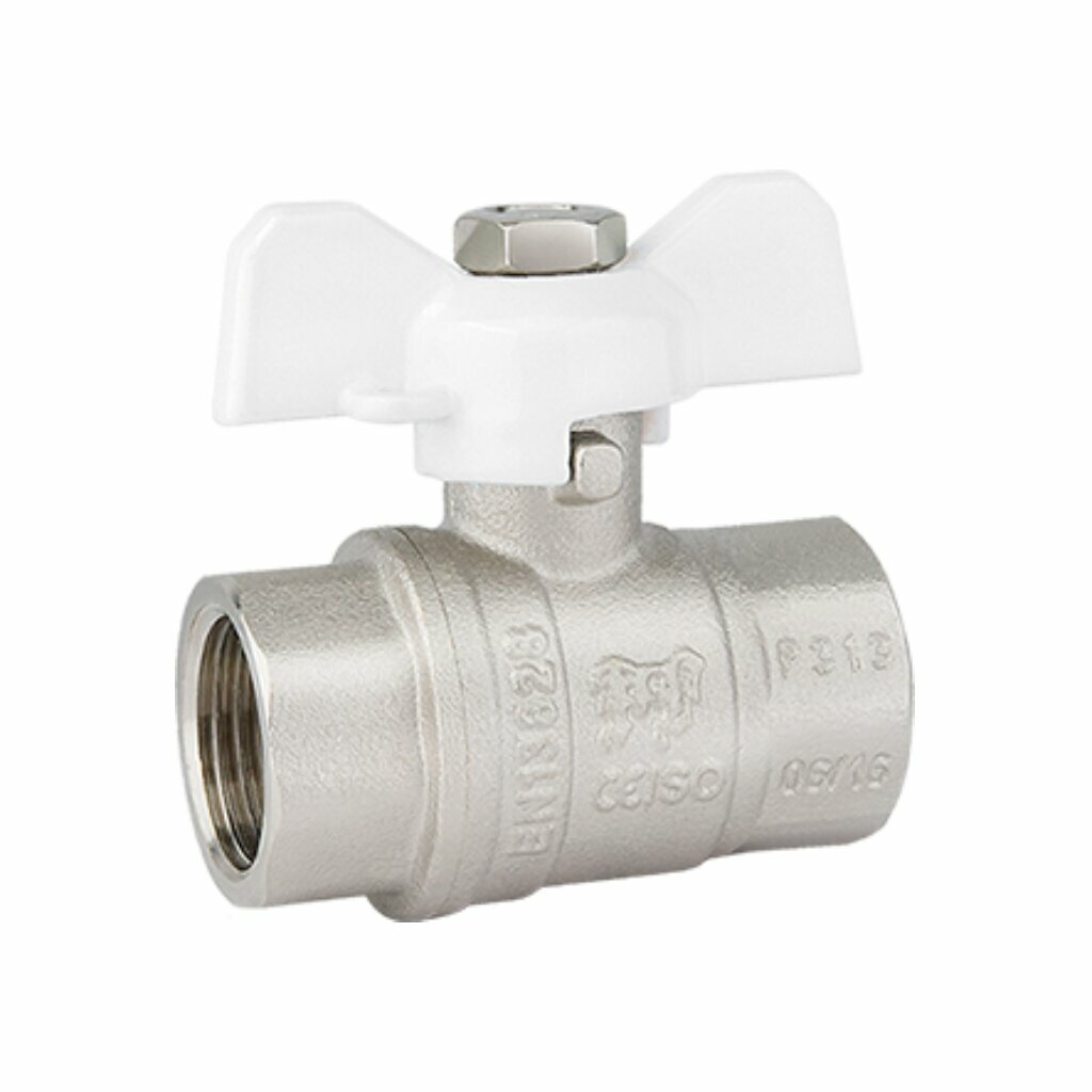 Кран для воды ProFactor Standard 1 дюйм г-г ручка-бабочка, Китай