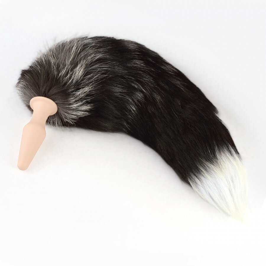 Анальная пробка с хвостом №2