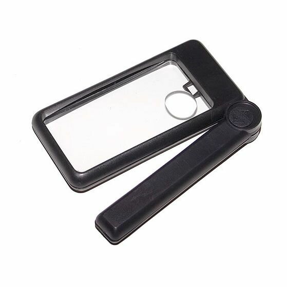 Лупа 10050 LA (с подсв, складная ручка))