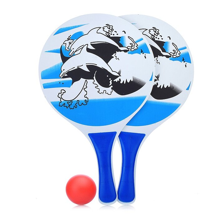 Детский бадминтон Oubaoloon "Летняя игра", 2 ракетки, мяч, в коробке (JL8-04)