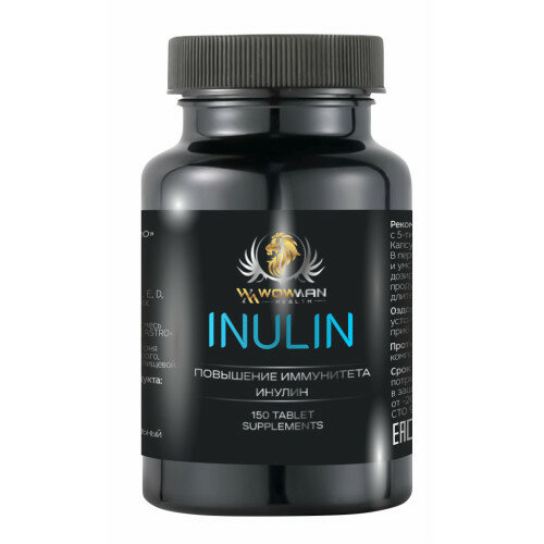 Инулин WowMan Inulin WMSUP1005, пребиотик для микрофлоры, пищеварения, очищения кишечника, для контроля веса