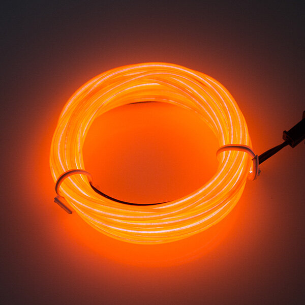 Шнур электролюминесцентный EL-Wire-2 3.2mm Orange (подключение строго через инвертор)