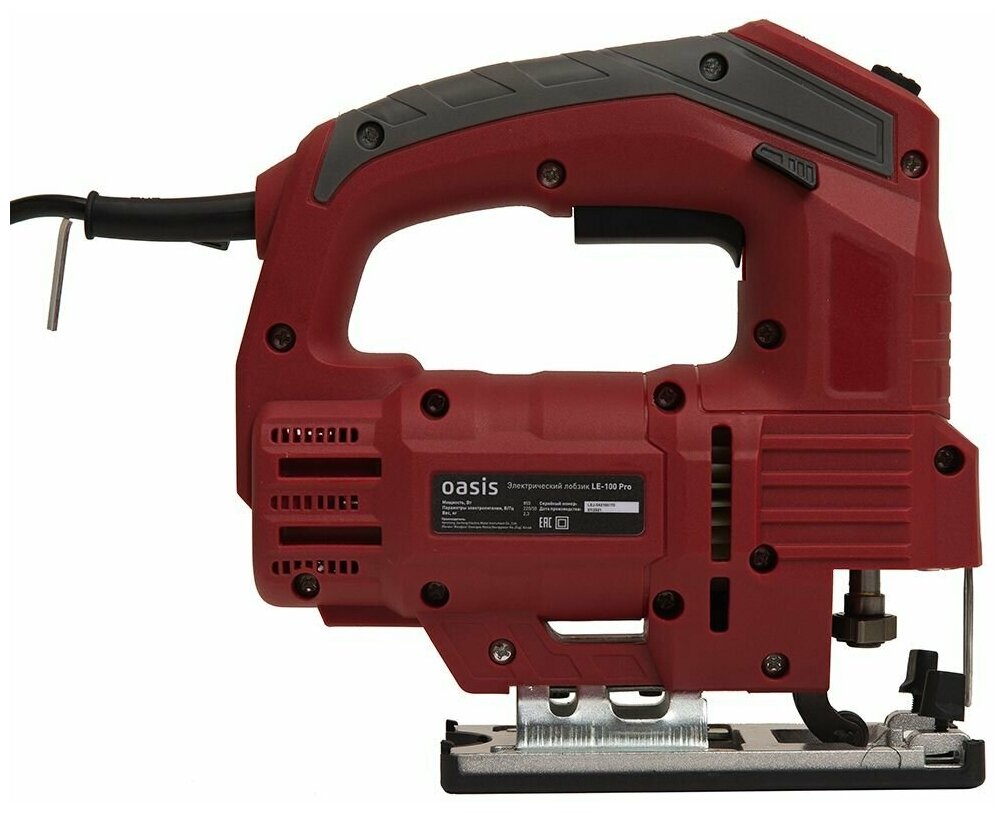 Электролобзик Oasis "LE-100", 850Вт, маятниковый ход, 3000 ход/мин, без аккумулятора