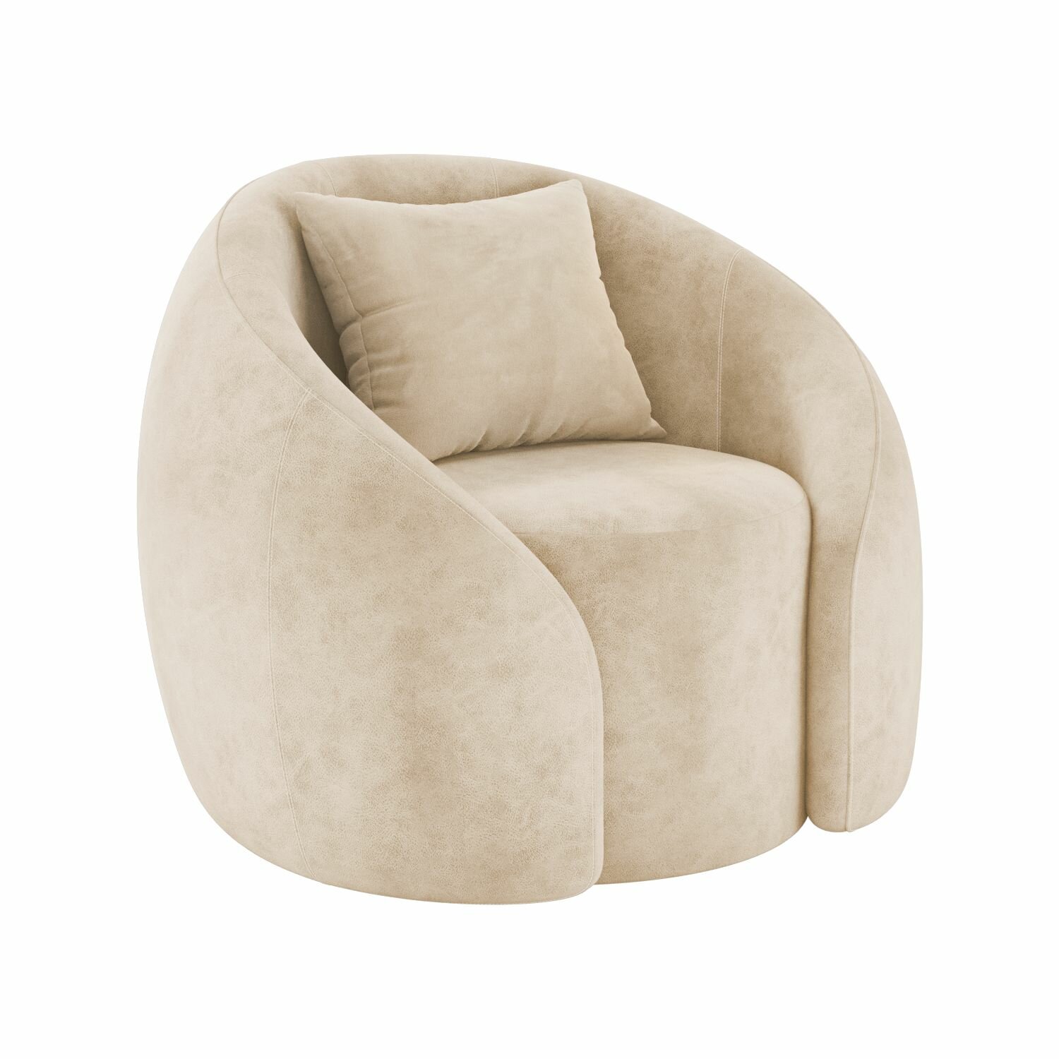 Кресло в современном стиле мягкое ROTONDO