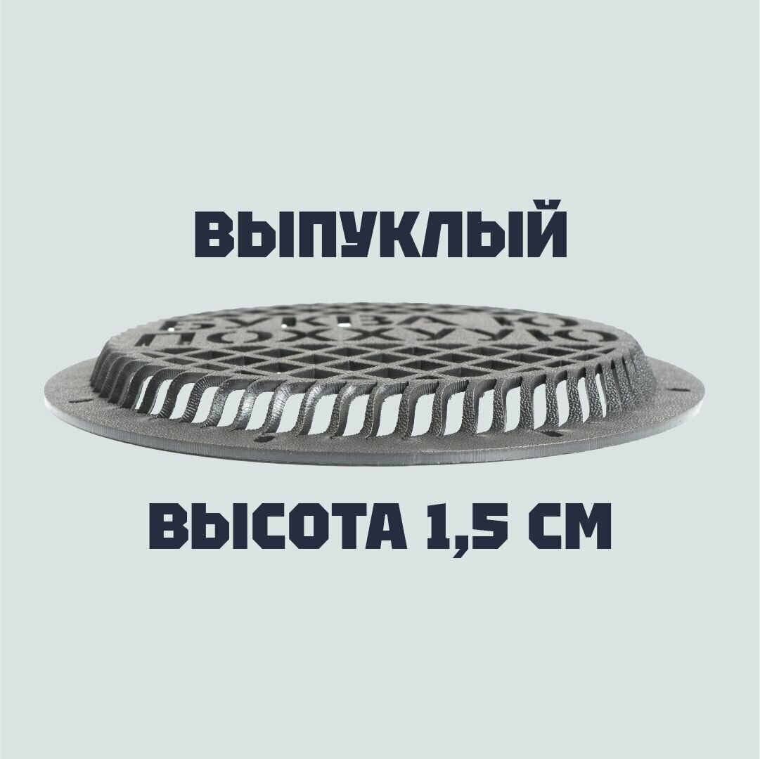 Грили для динамиков выпуклые, 20 см 8 отверстий "Буква ю по***ю" черные