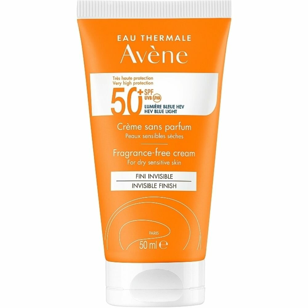 EAU THERMALE AVENE Солнцезащитный крем без отдушек Fragrance-Free Cream SPF 50+