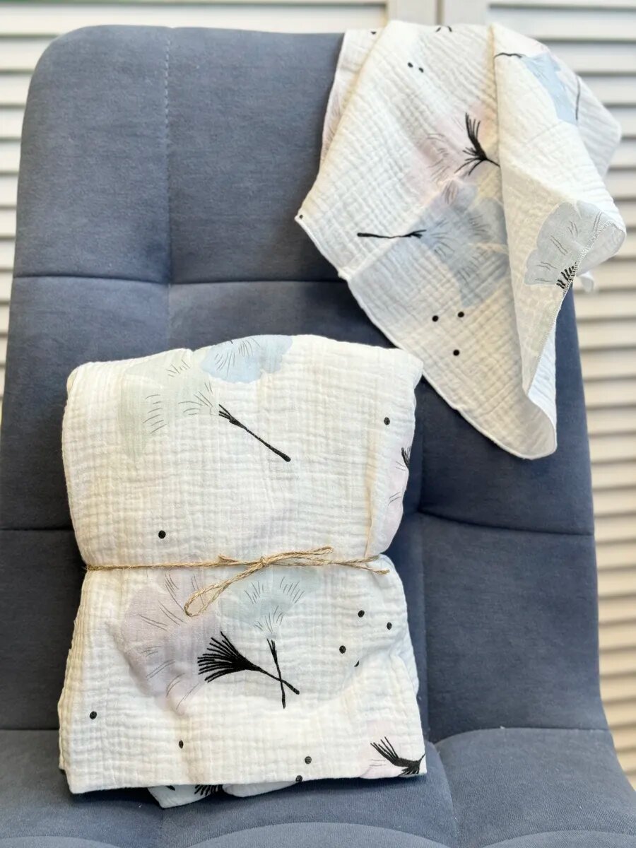 Простынь муслиновая 160х80+платочек