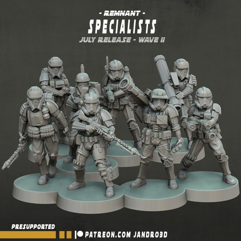 Миниатюра Star Wars Legion Remnant Specialists