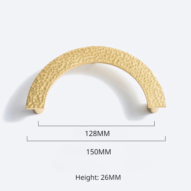 Ручки для шкафов латунные C-5833-chuiwen 128mm