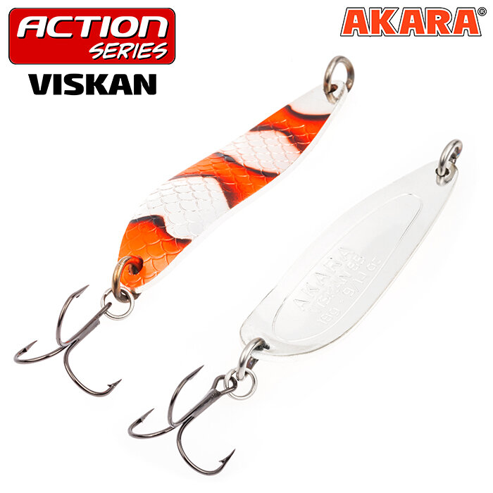 Блесна колеб. Akara Action Series Viskan 80 21 гр. 3/4 oz. AB97