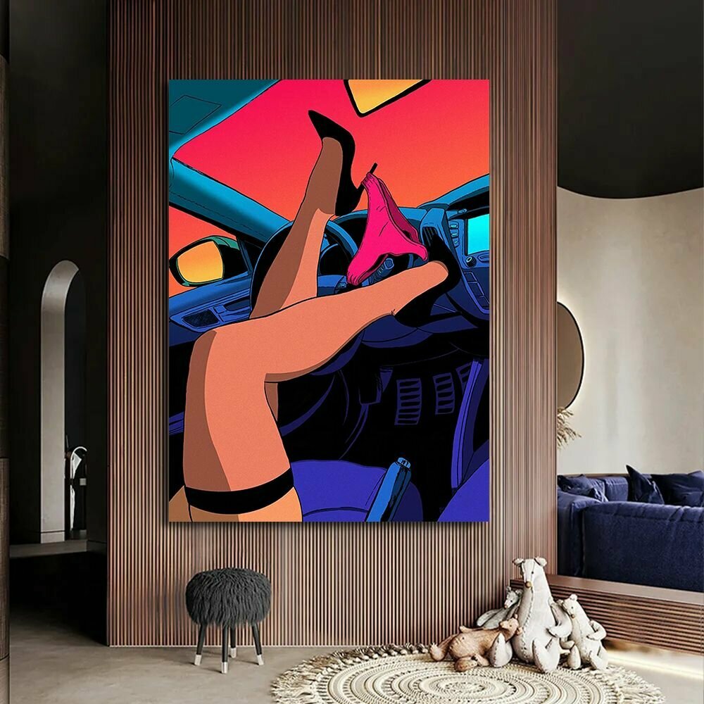 Картина эротическая, голая девушка, 50х70 см.