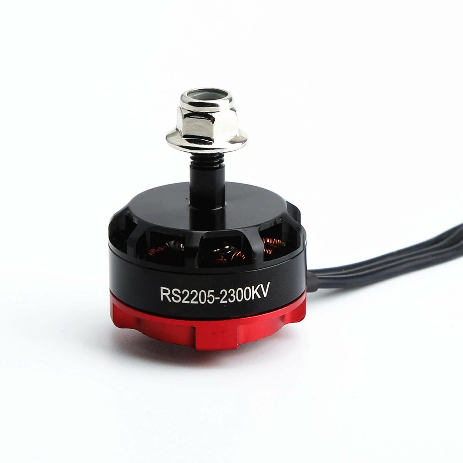2205 2300KV Бесколлекторный двигатель с передним вращением для FPV RC Racing