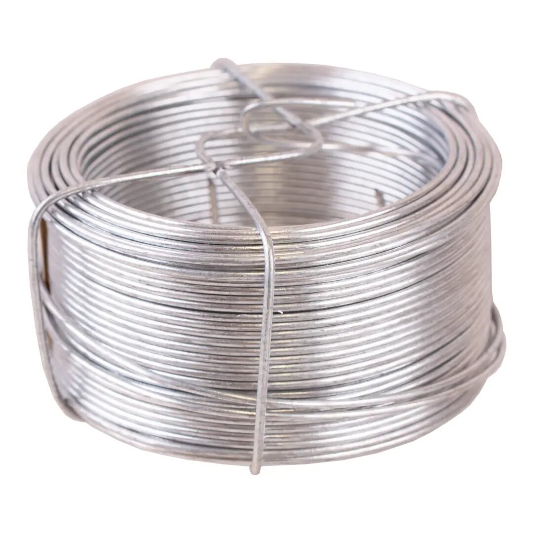 Проволока 1.5 мм 30 м сталь оцинкованная