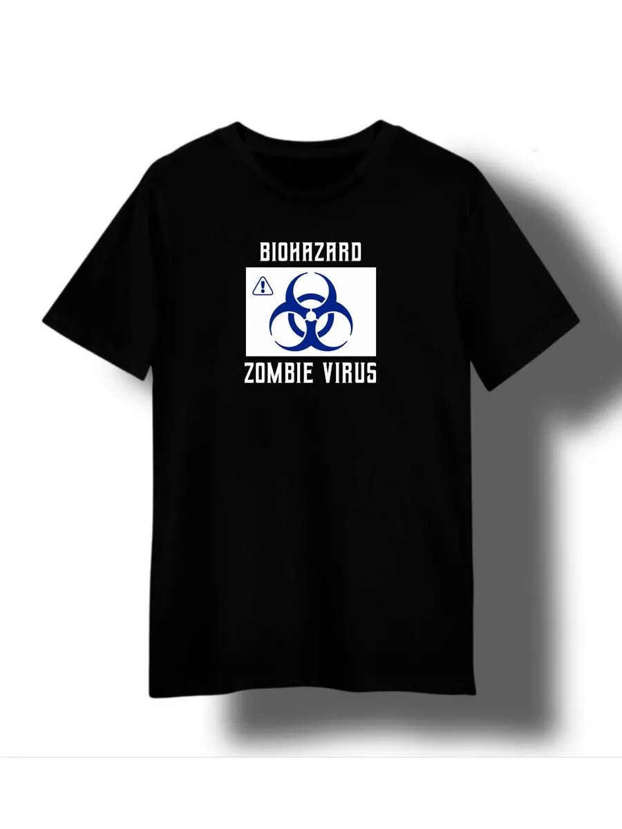 Футболка biohazard zombie