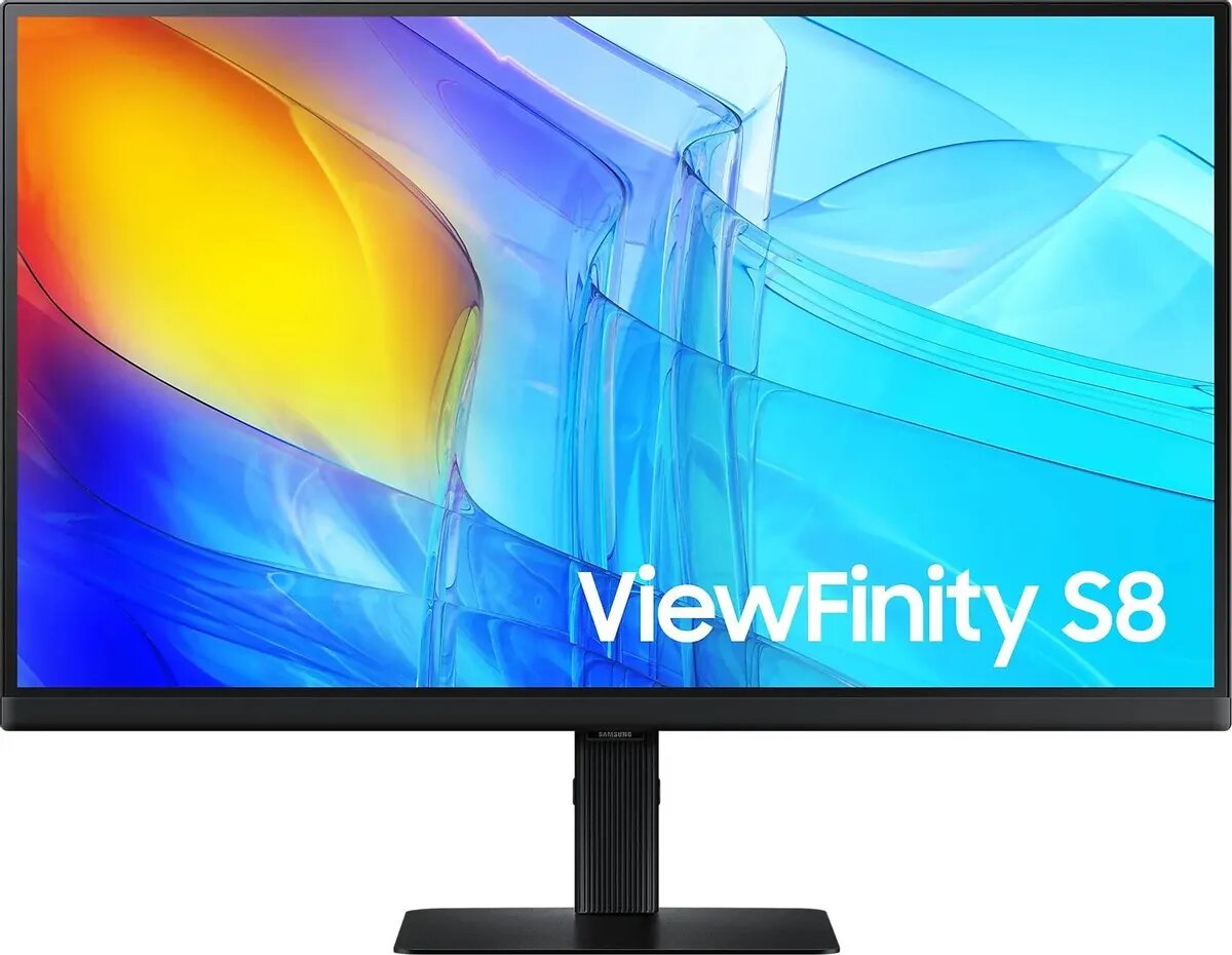 Монитор 27" Samsung ViewFinity S8 S27D800EAIXCI black (IPS,3840x2160,60Hz,5ms) (ls27d800eaixci)