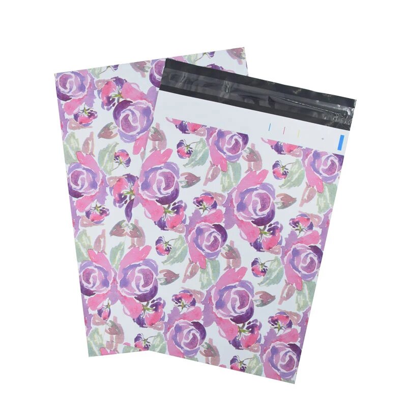 Полиэтиленовые пакеты для отправки Purple Flowers 10 шт.