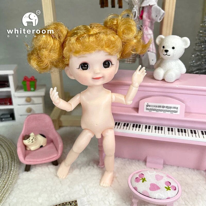 Whiteroom Ob11 кукла 16 см, Dimple BABY 11, Розовый