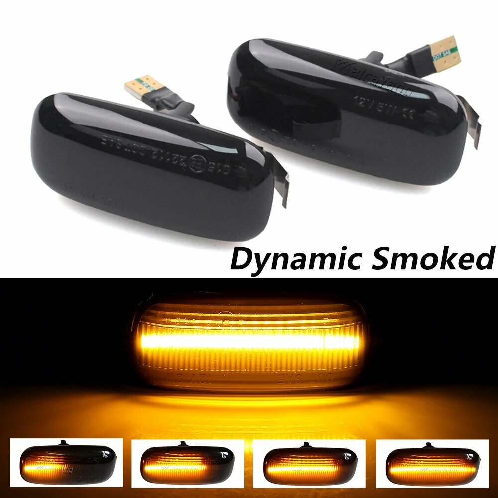 Динамические мигалки для Audi A3/A4/A6, Dynamic Smoked