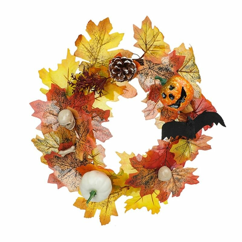 Венок из кленовых листьев, - 05 Сосновая Шишка Летучей Мыши