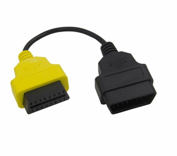 Кабель переходник для диагностики Fiat, Alfa Romeo и Lancia 1 шт (А3, Желтый)