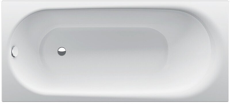 Стальная ванна Bette Comodo 180x80 1251-000 AS с шумоизоляцией и антискользящим покрытием
