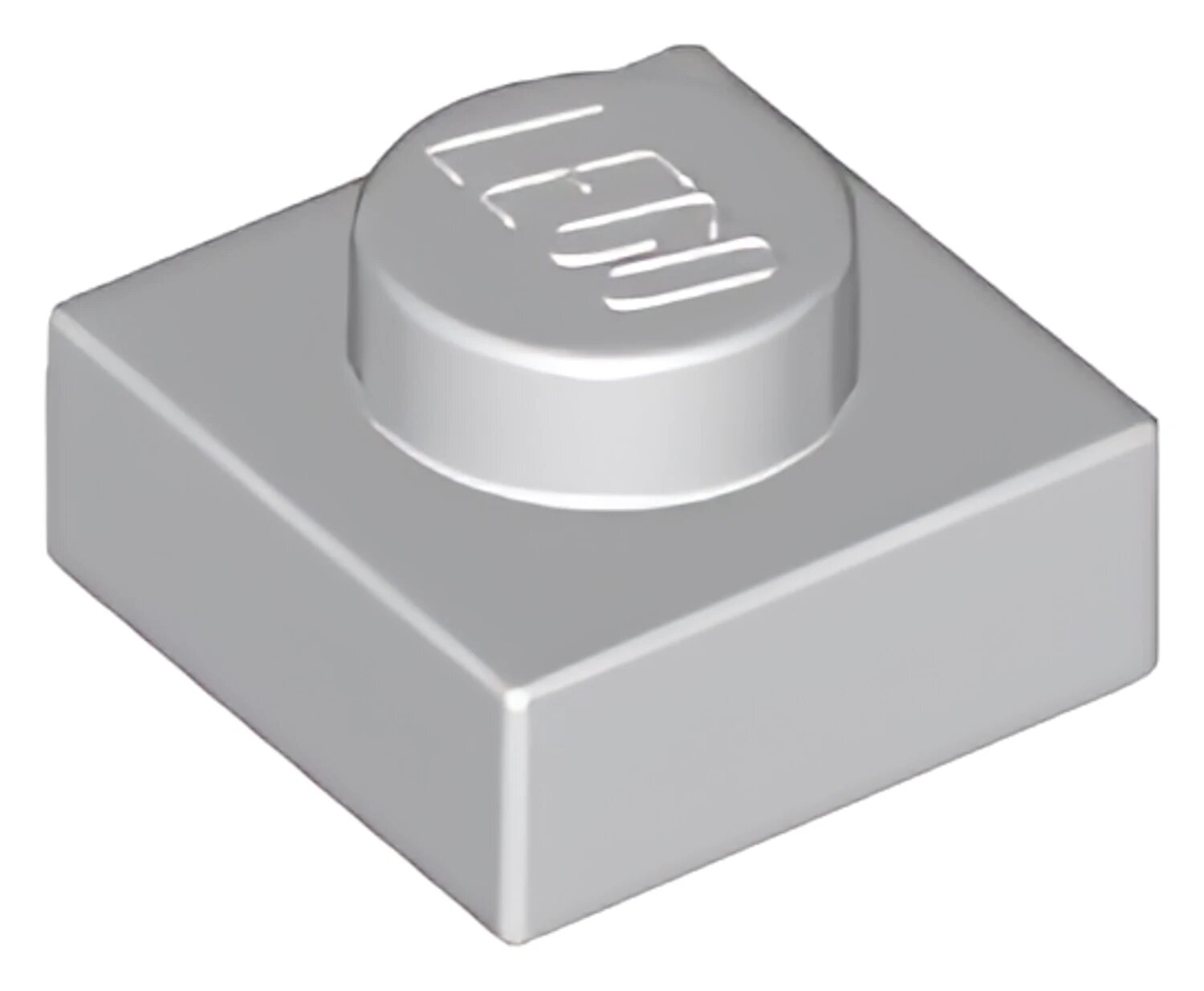 Деталь LEGO Plate 1 x 1 3024 (28554, 30008) Light Bluish Gray U