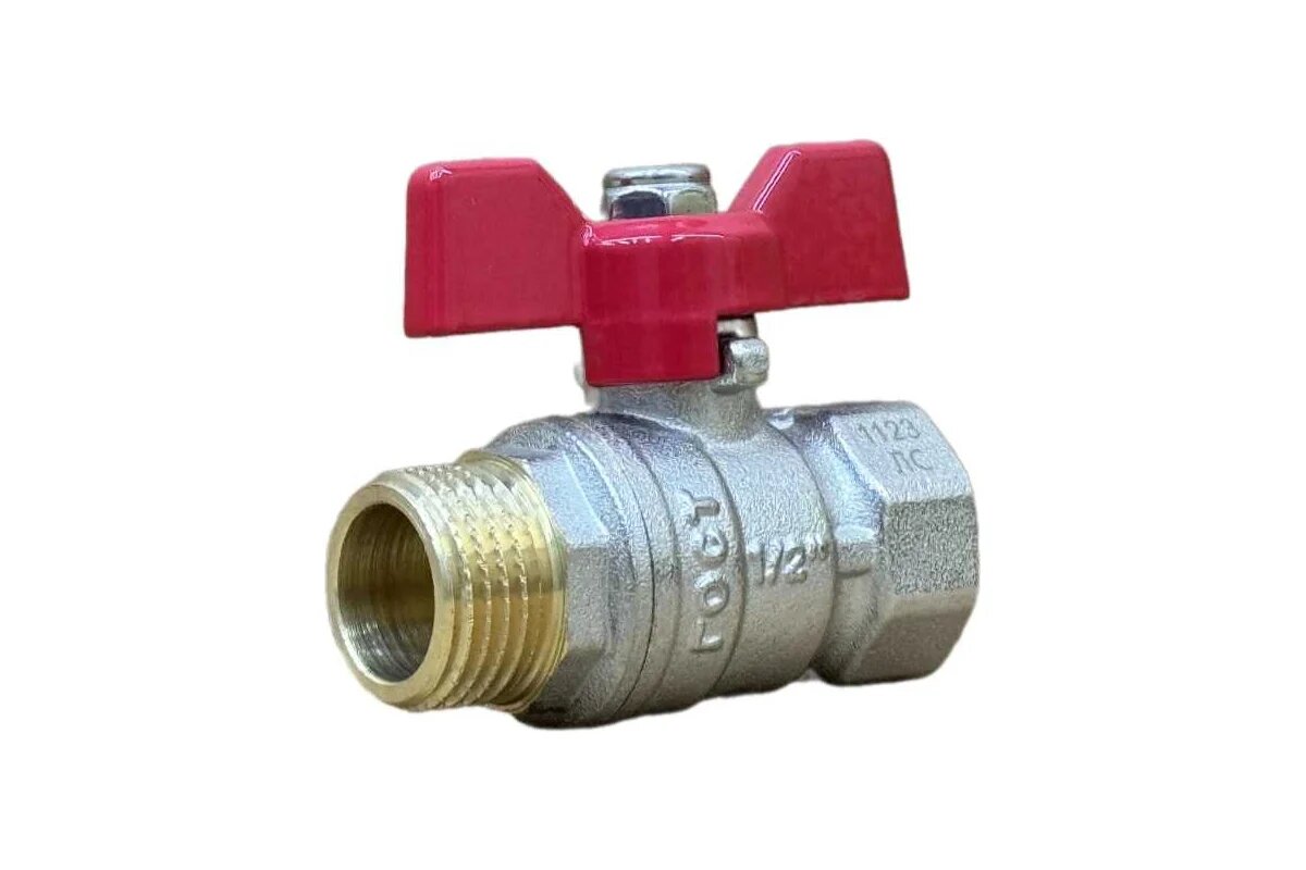 SANEXT Шаровой кран ГОСТ DN 15 Ду 15 ВР-НР 1/2 бабочка 8761 технические характеристики