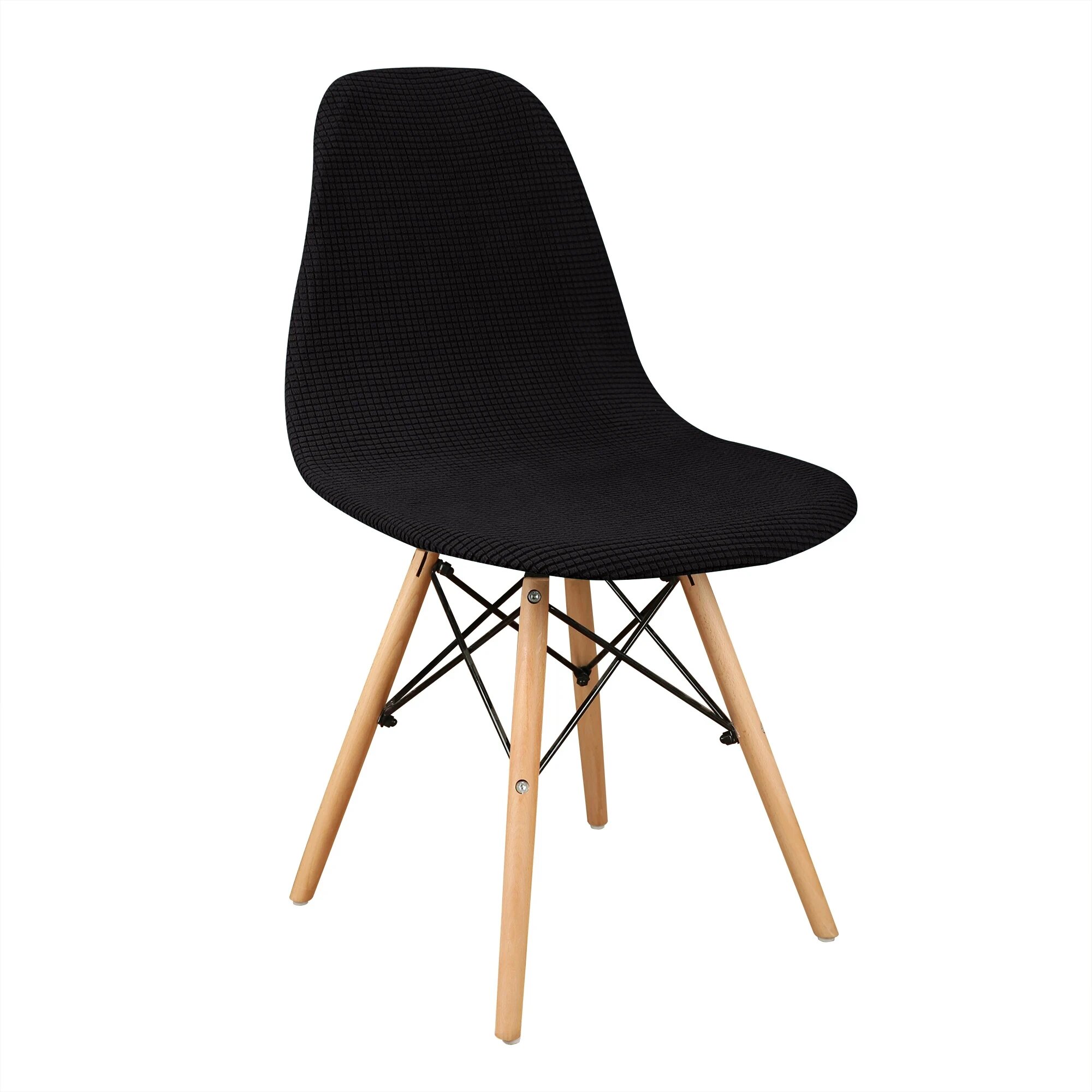 Черный стул Eames в скандинавском стиле