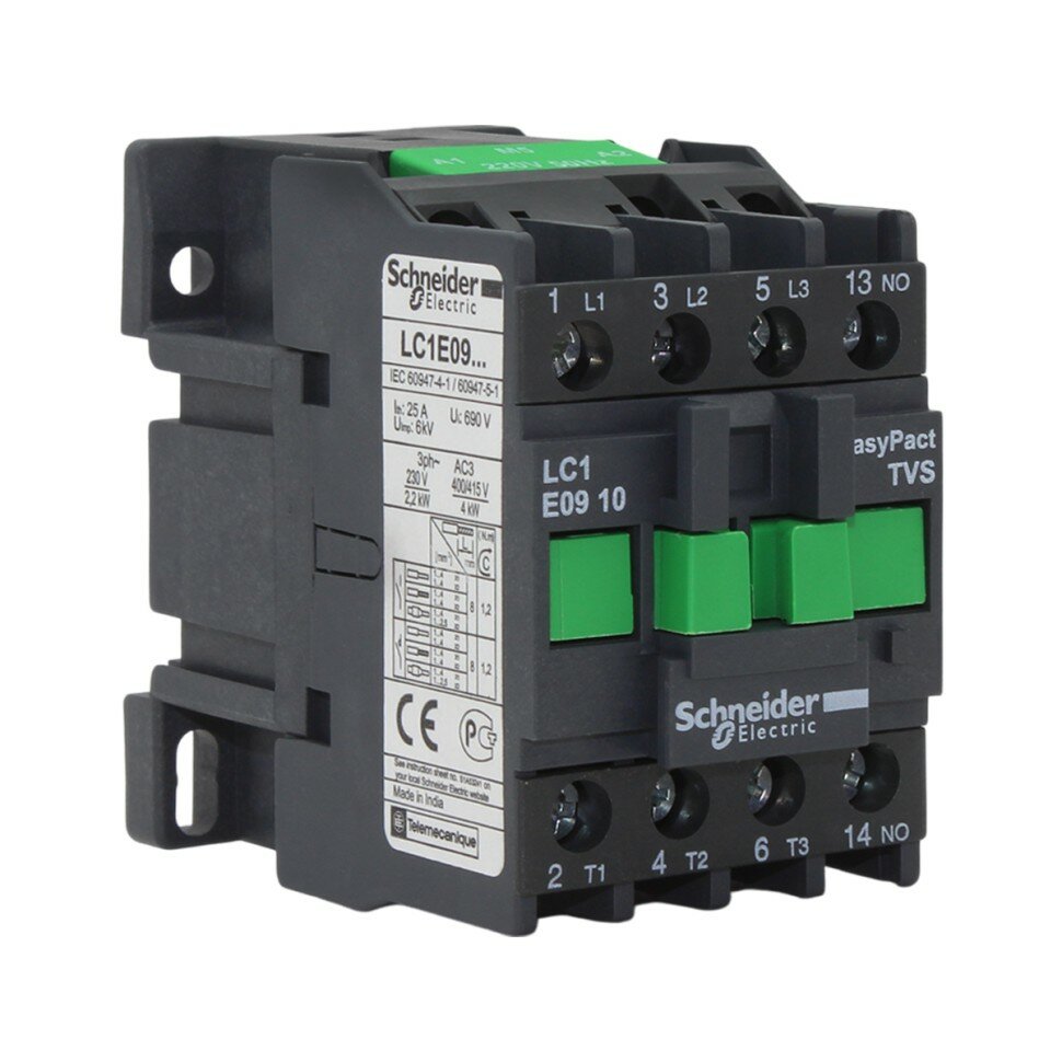 Schneider Electric LC1E0910M5 Контактор (Катушка 220V 50Hz)